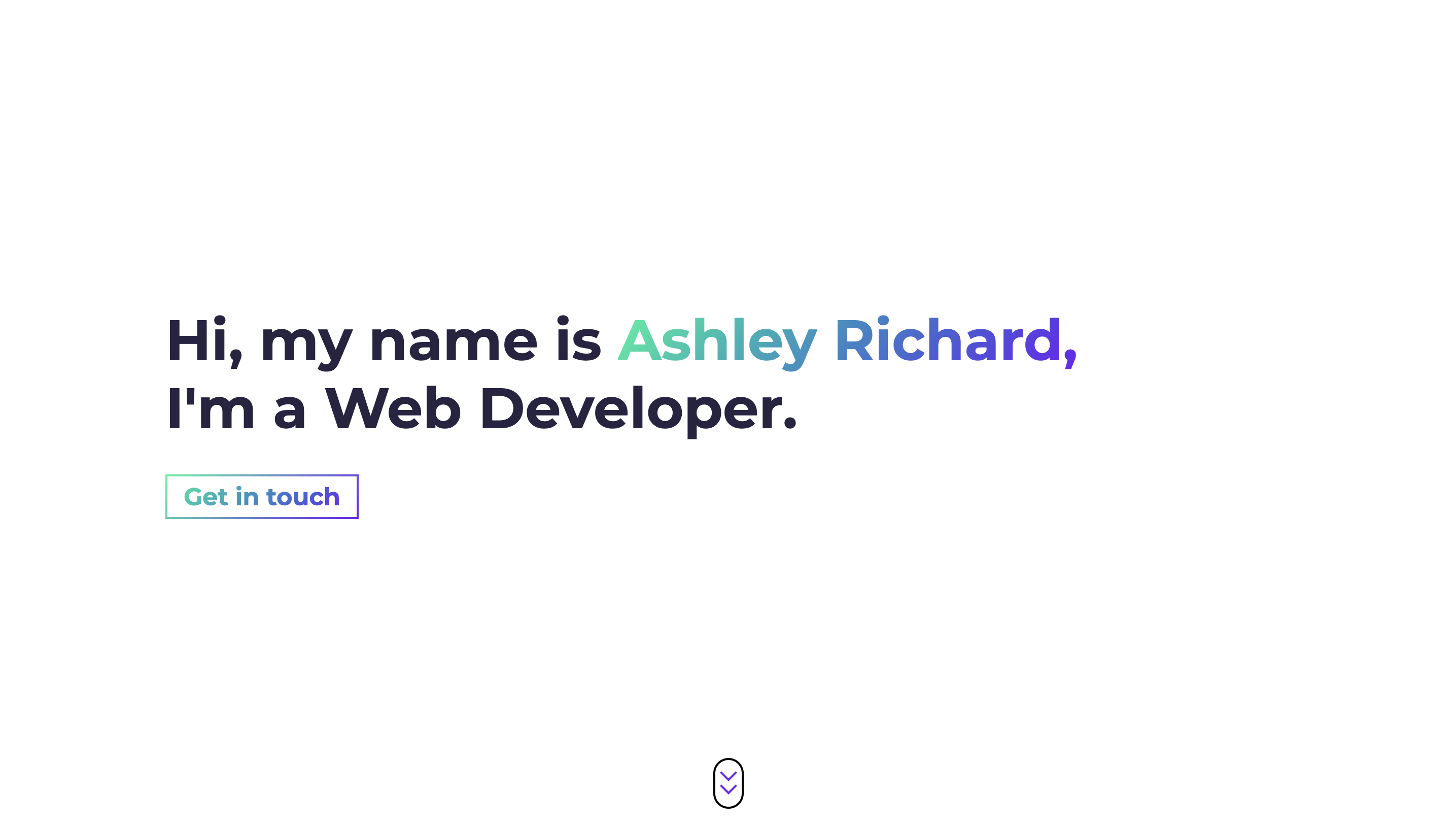 Ashley Richard | Web Developer